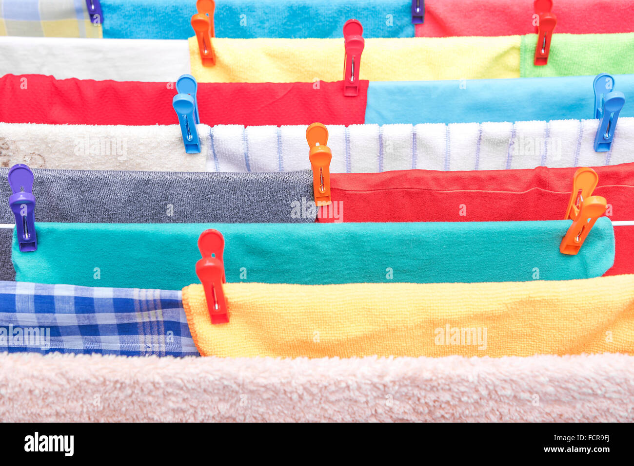 Family clothes line hi-res stock photography and images - Alamy