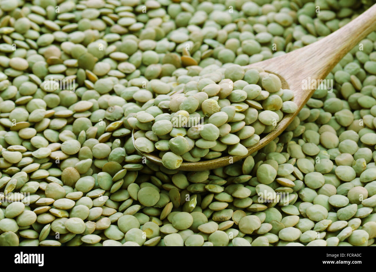 Natural organic green lentils for healthy food Stock Photo - Alamy