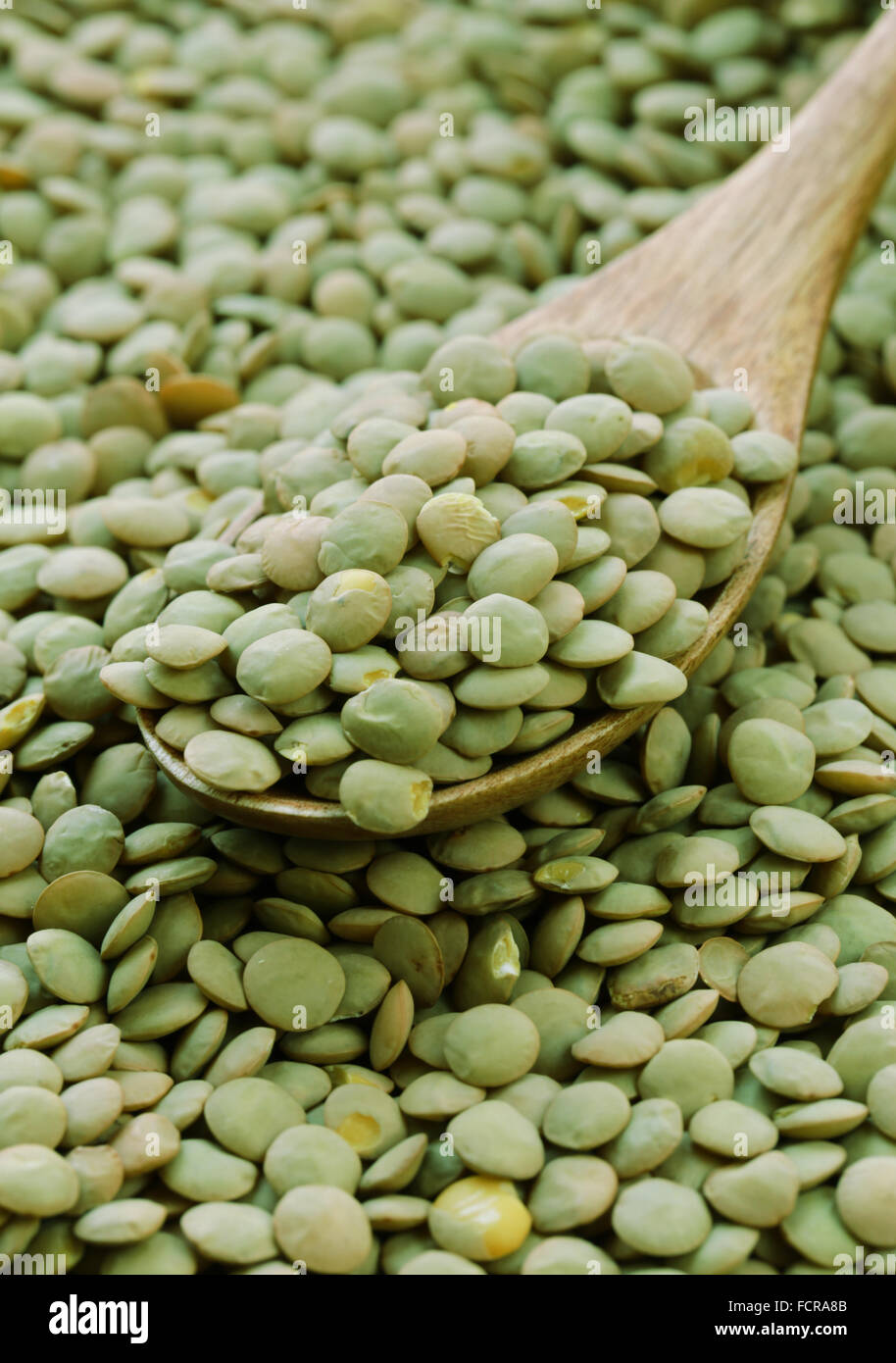 Organic green lentils hi-res stock photography and images - Alamy
