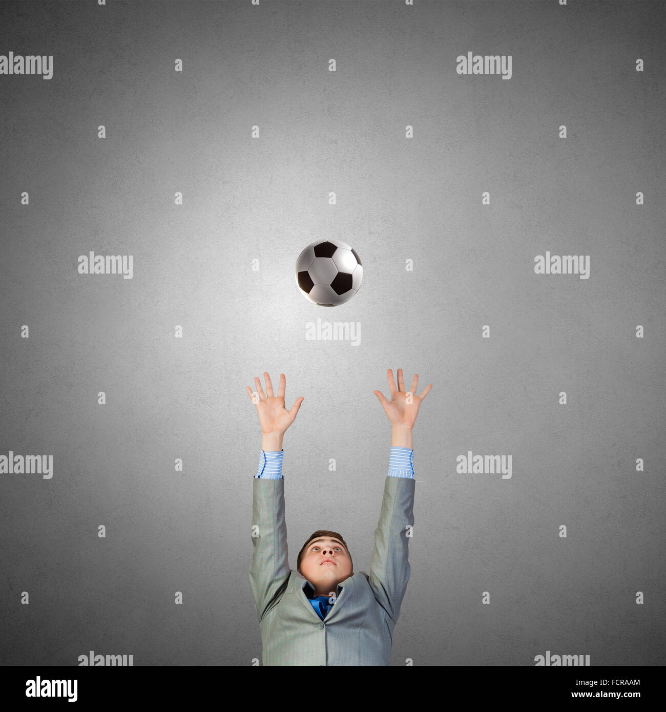 Expression catching ball hi-res stock photography and images - Alamy
