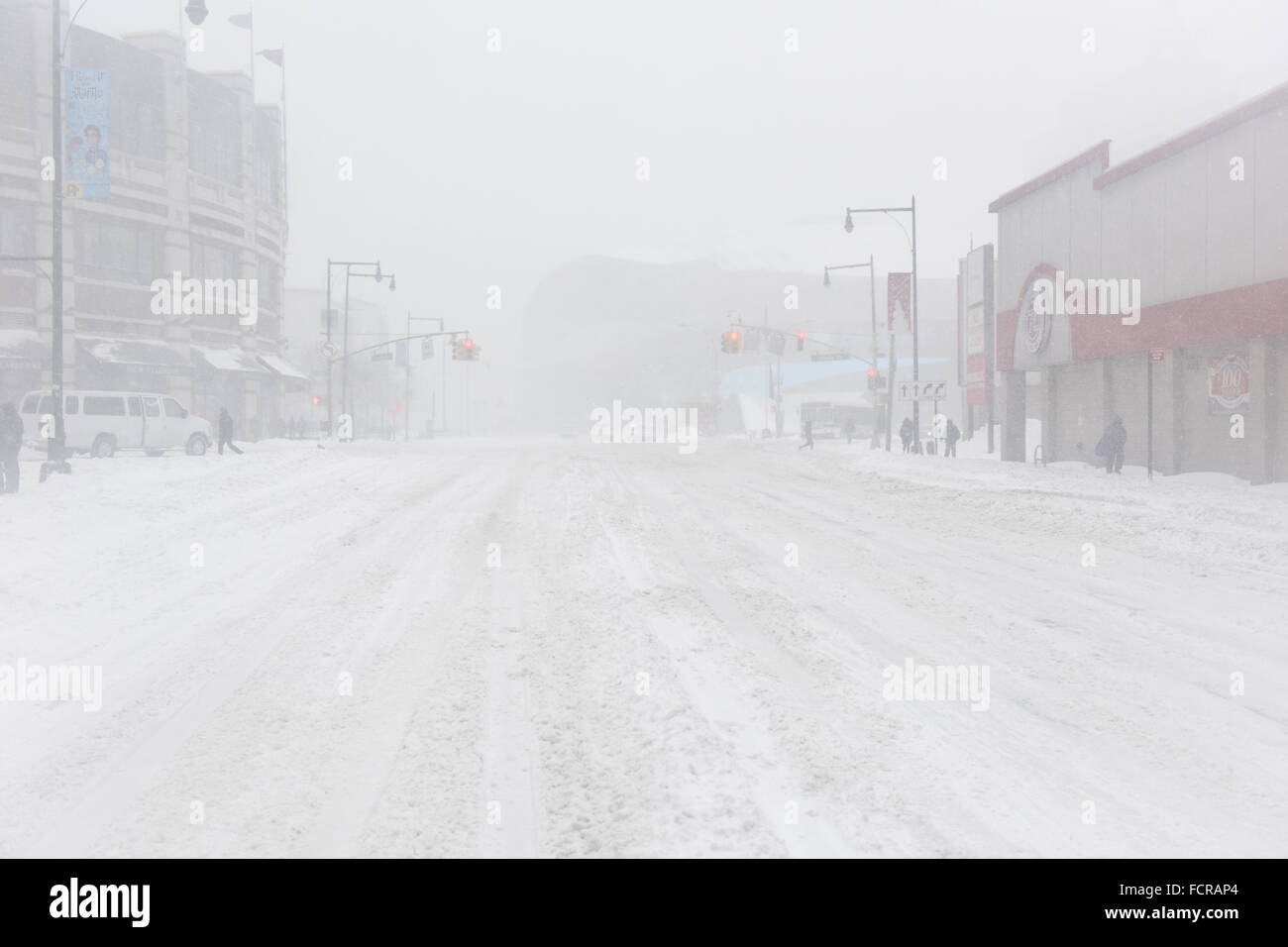 New York, United States. 23rd Jan, 2016. Brooklyn's longest street ...