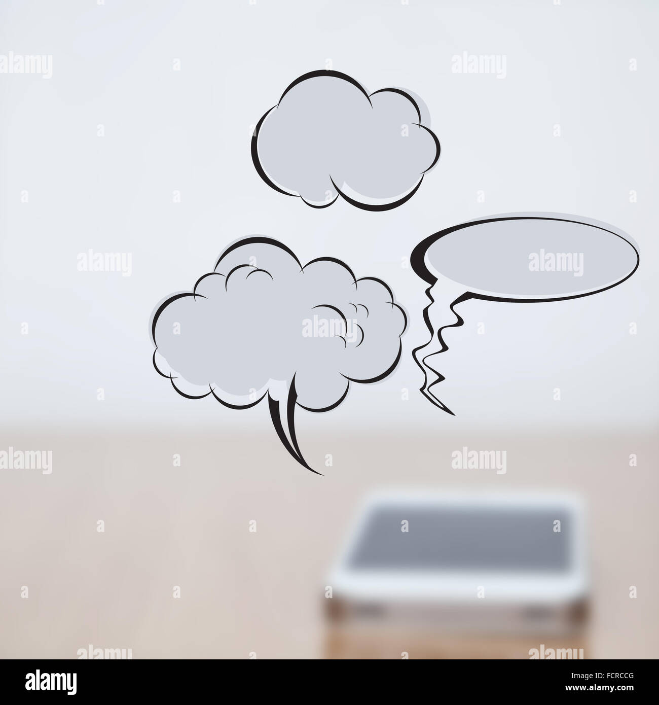 Blurred mobile phone Stock Photo - Alamy