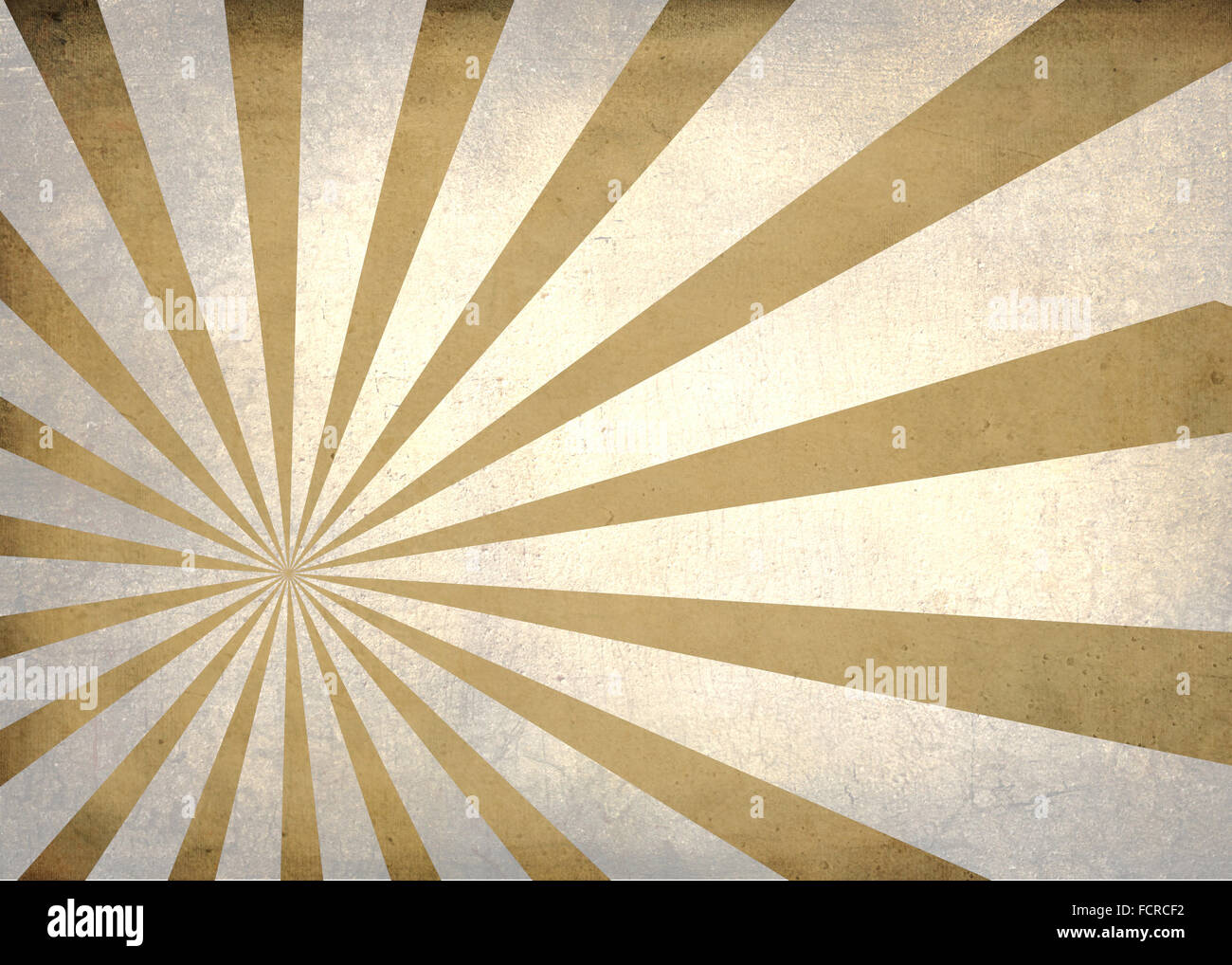 Sun burst simple textured golden tint retro background Stock Photo - Alamy