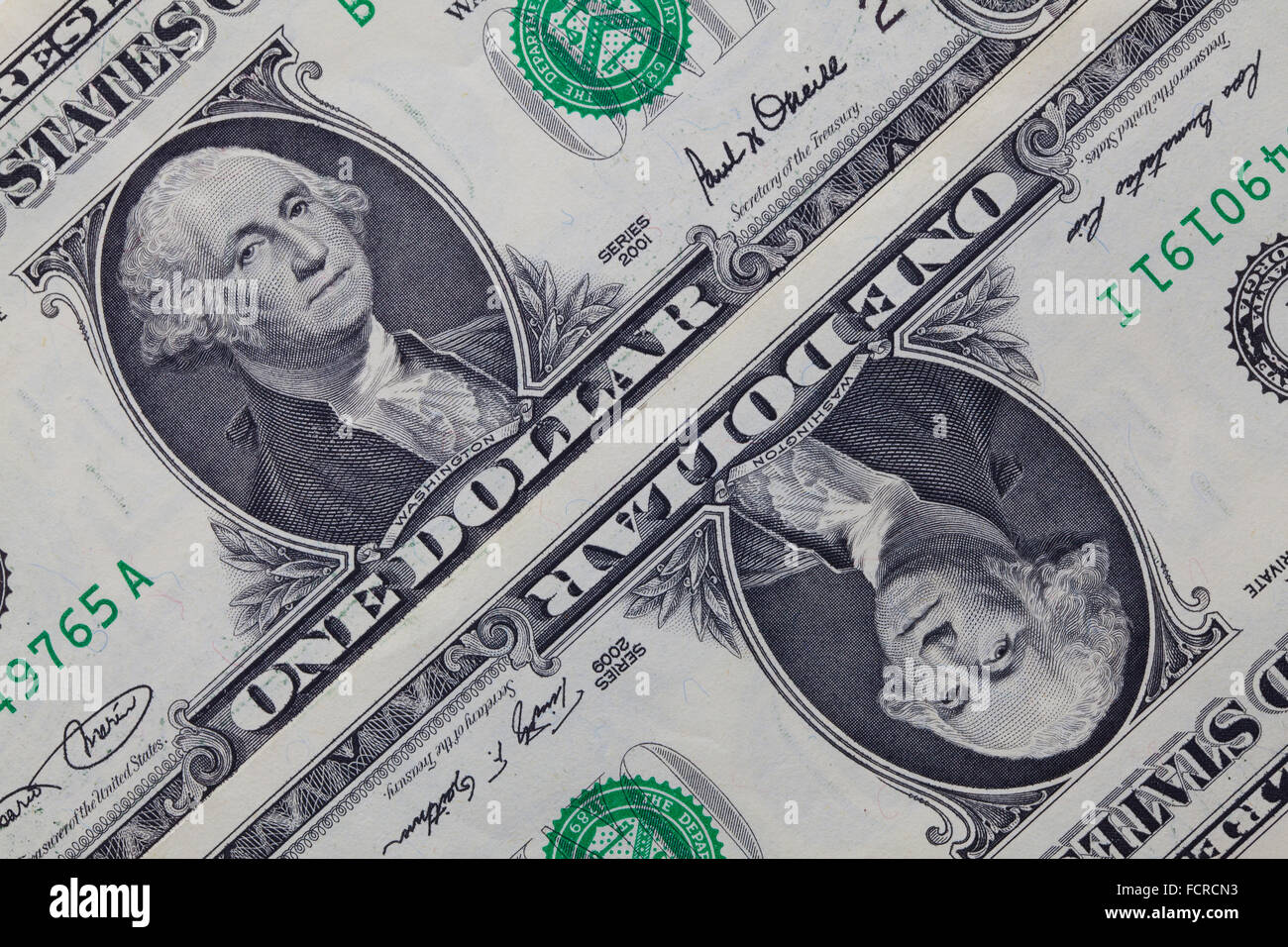 Detail of US dollar banknotes Stock Photo - Alamy