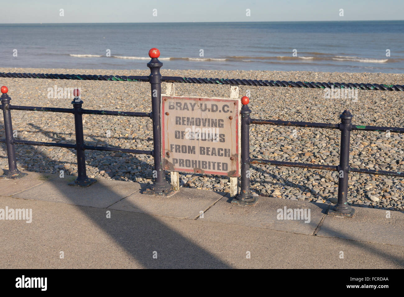 Sign at beach Stock Photo - Alamy