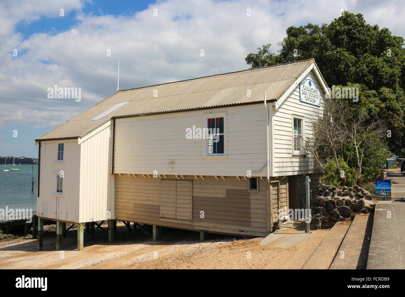 Calliope Sea Scout Group building on King Edward Parade, Auckland, New ...