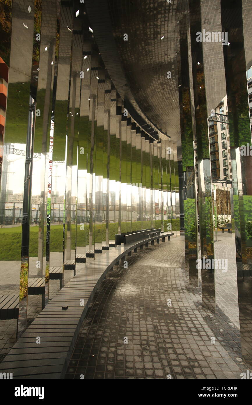 Gasholder Park, Kings Cross, London Stock Photo - Alamy