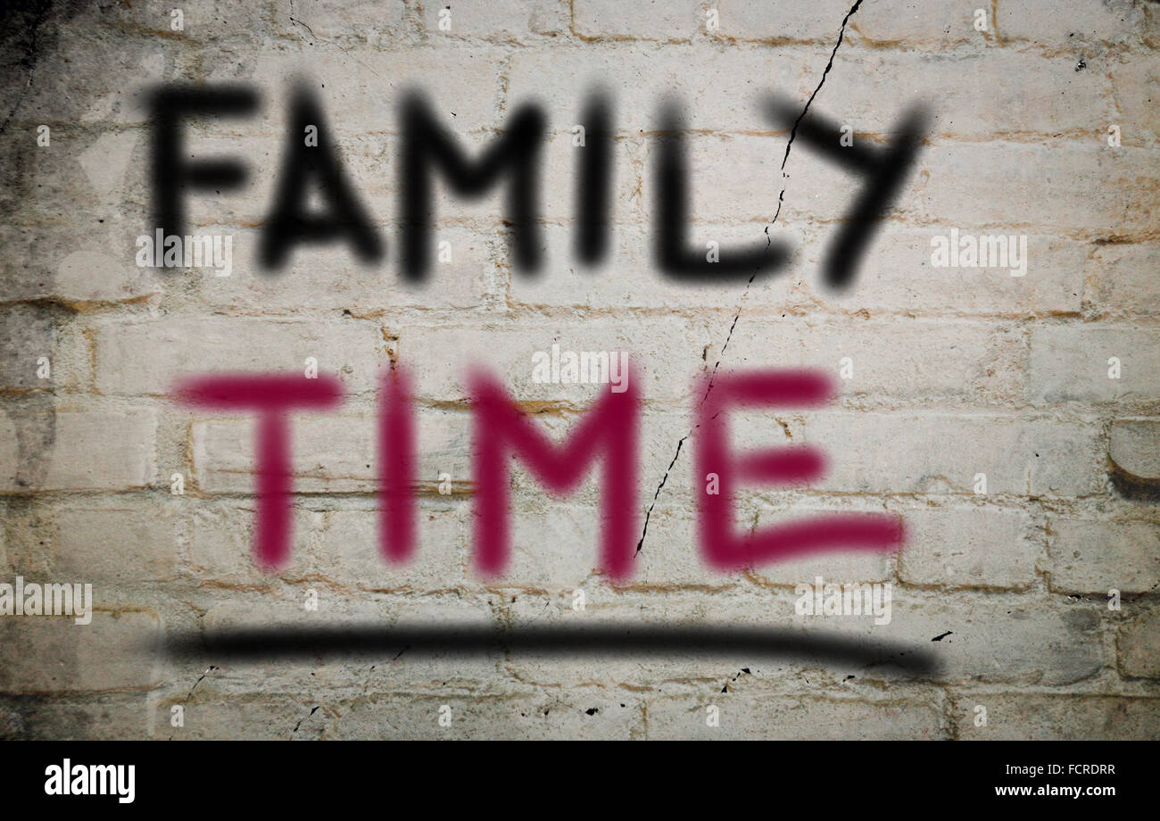 Family Time Concept Stock Photo - Alamy