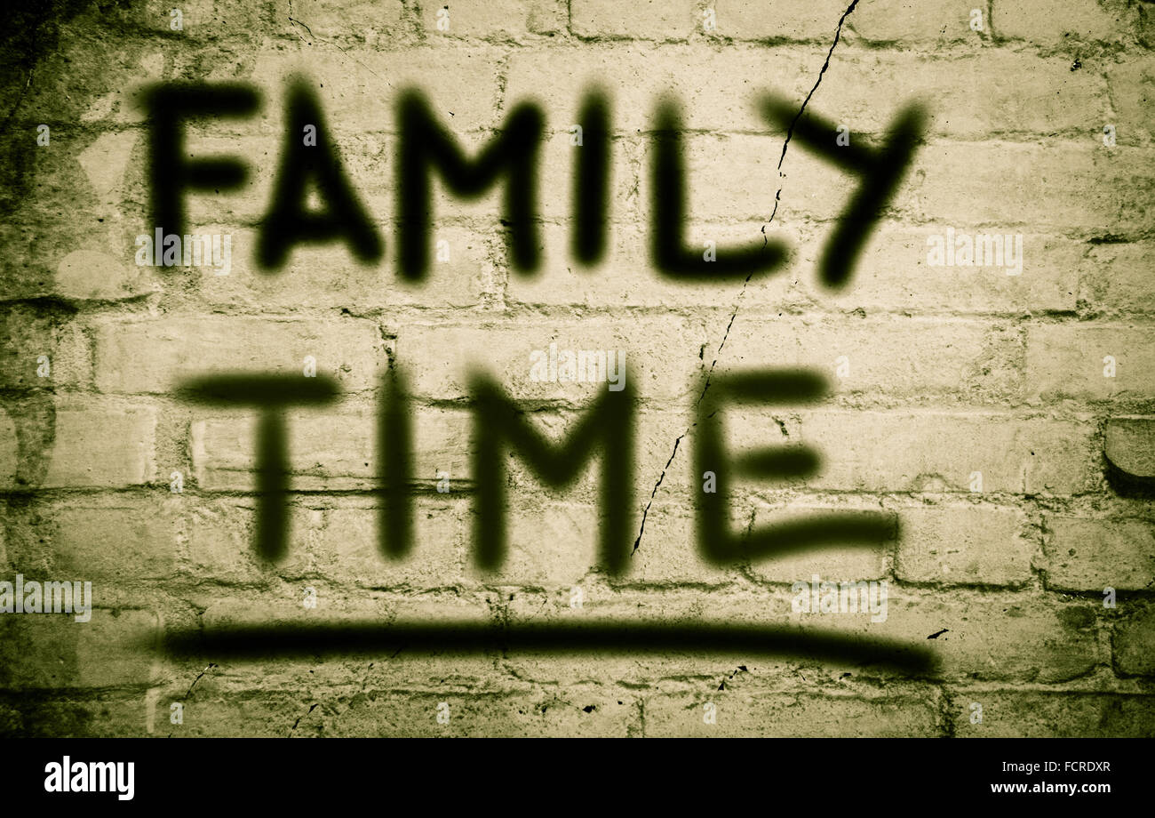 Family Time Concept Stock Photo - Alamy