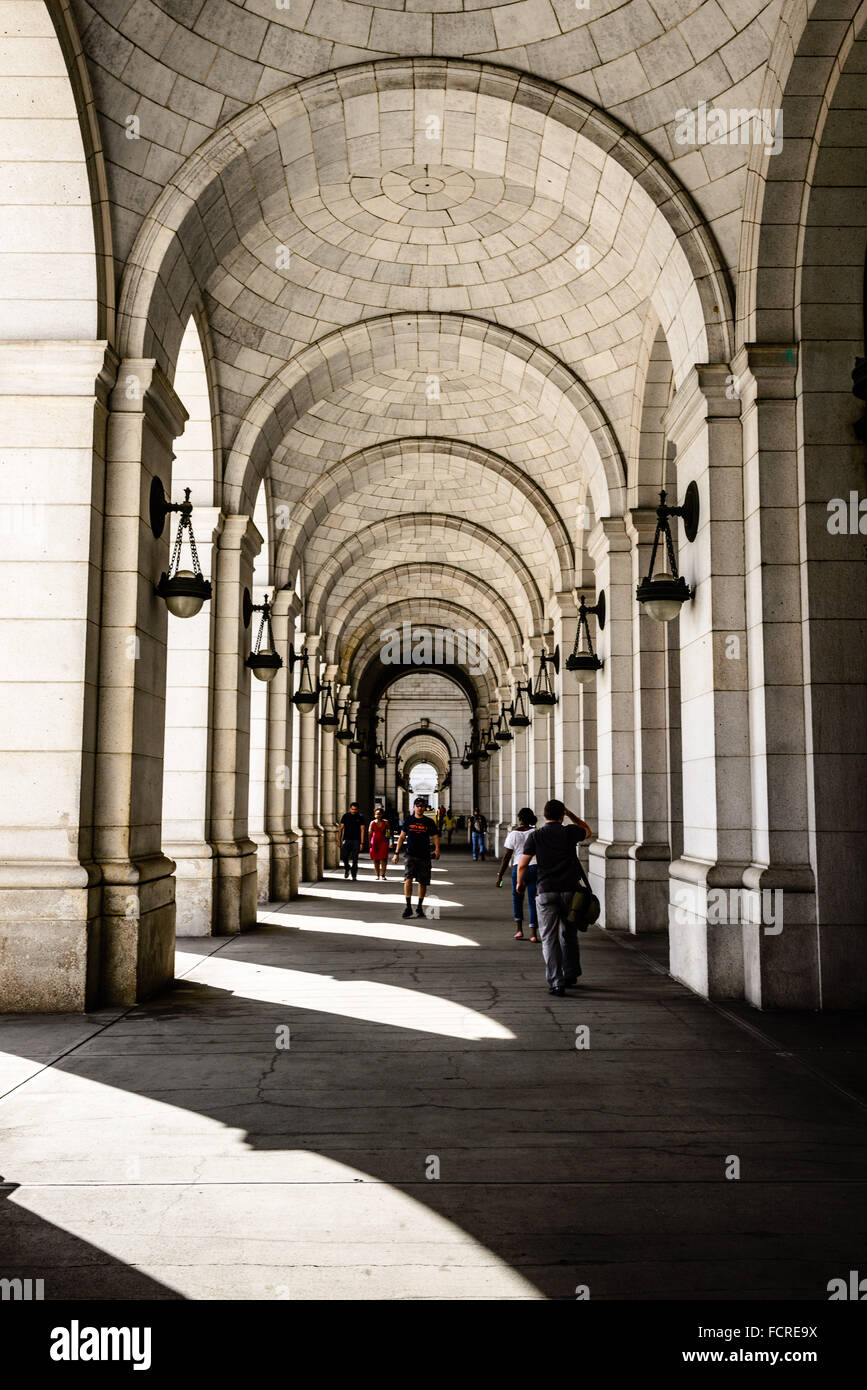 Arcade, Union Station, Washington DC Stock Photo - Alamy