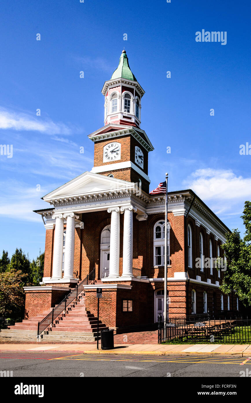 Culpeper County Courthouse, West Davis Street, Culpeper, Virginia Stock ...