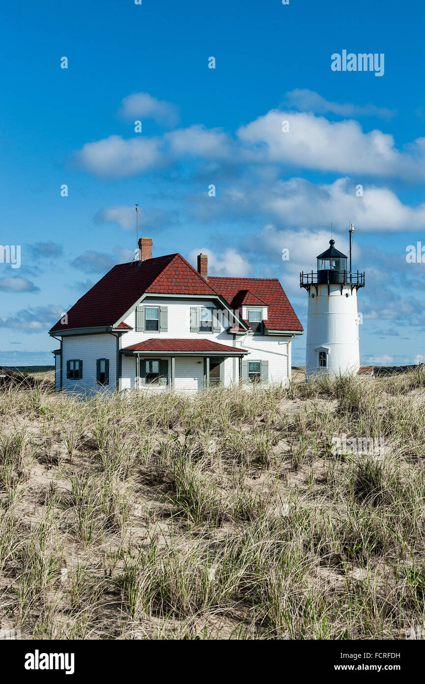 Race Point lighthouse, Provincetown, Cape Cod, Massachusetts, USA Stock ...