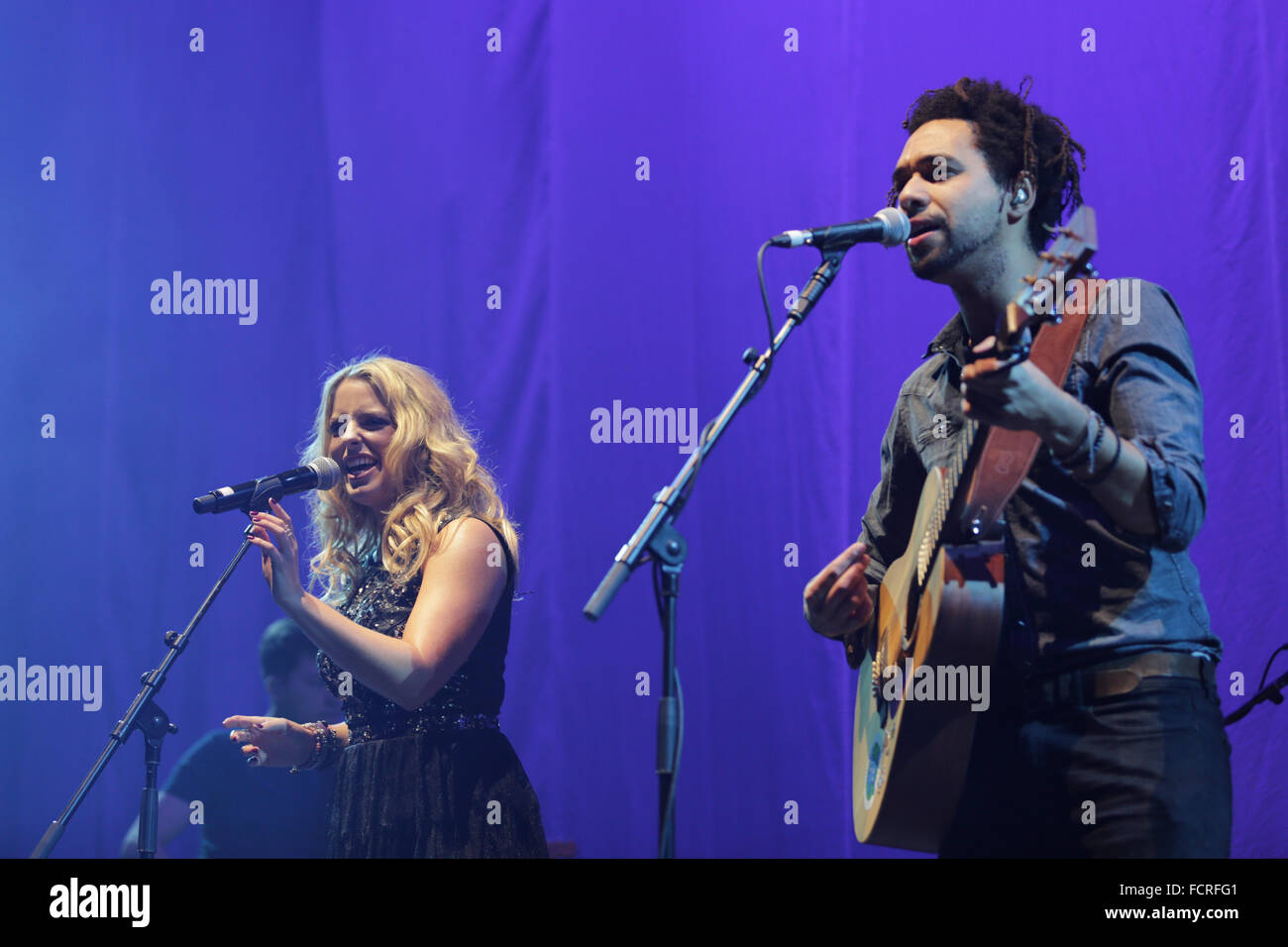 London, UK. 25th January, 2016. The Shires perform as support for the ...