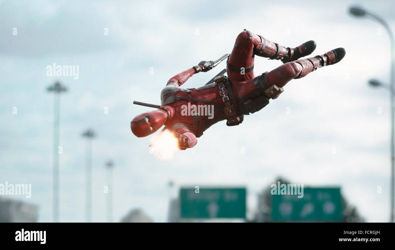 DEADPOOL 2015 Twentieth Century Fox film with Ryan Reynolds Stock Photo ...