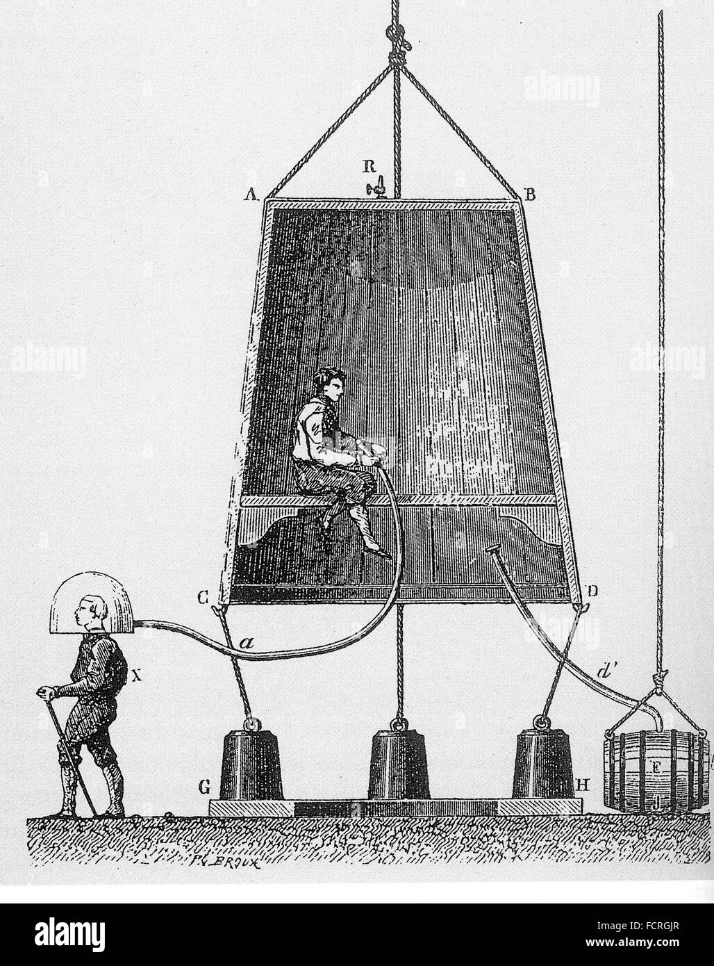 EDMOND HALLEY (1656-1742) English astronomer and designer of an air ...
