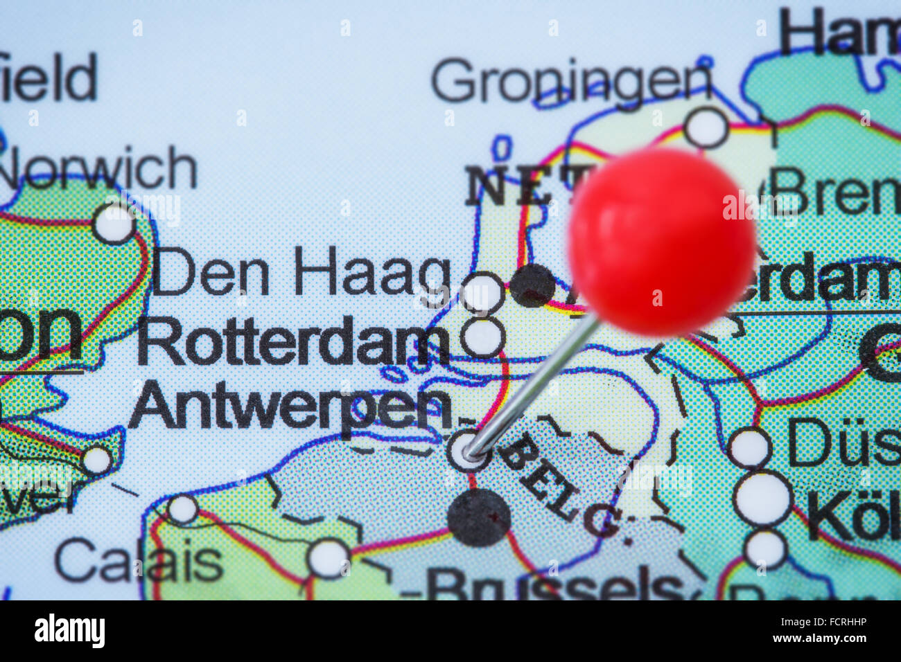 Map of antwerpen hi-res stock photography and images - Alamy