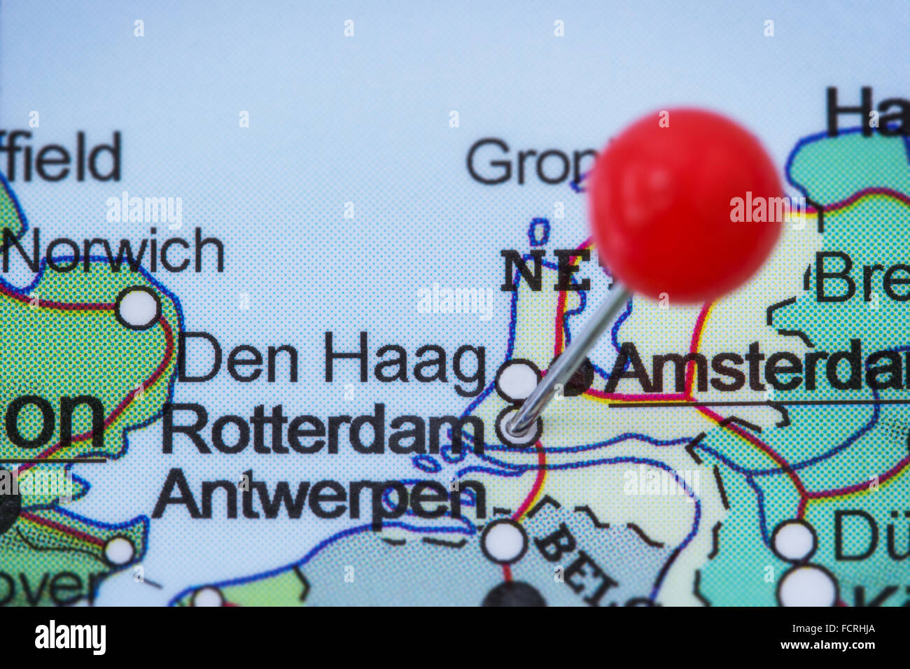 Map of rotterdam hi-res stock photography and images - Alamy