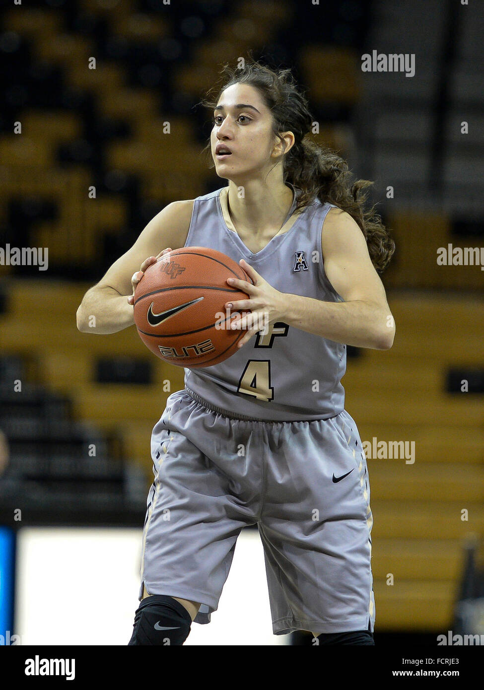 Orlando, FL, USA. 24th Jan, 2016. UCF Knights guard Ashley Polacek (4 ...