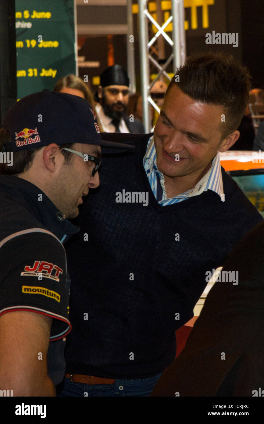 Andrew Jordan and Colin Turkington at Autosport International 2016 NEC ...