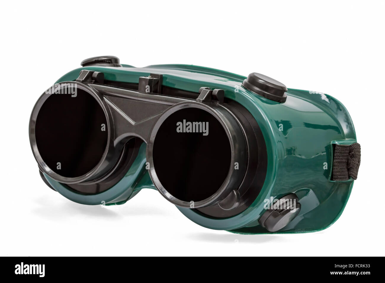 Goggles for welding work, isolated on white background, with clipping ...