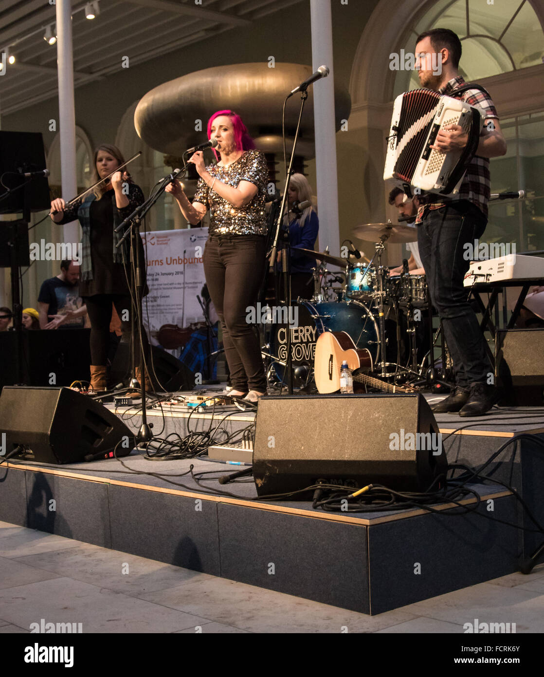 Edinburgh, Scotland. 24th January 2016. Burns Unbound event, lead ...