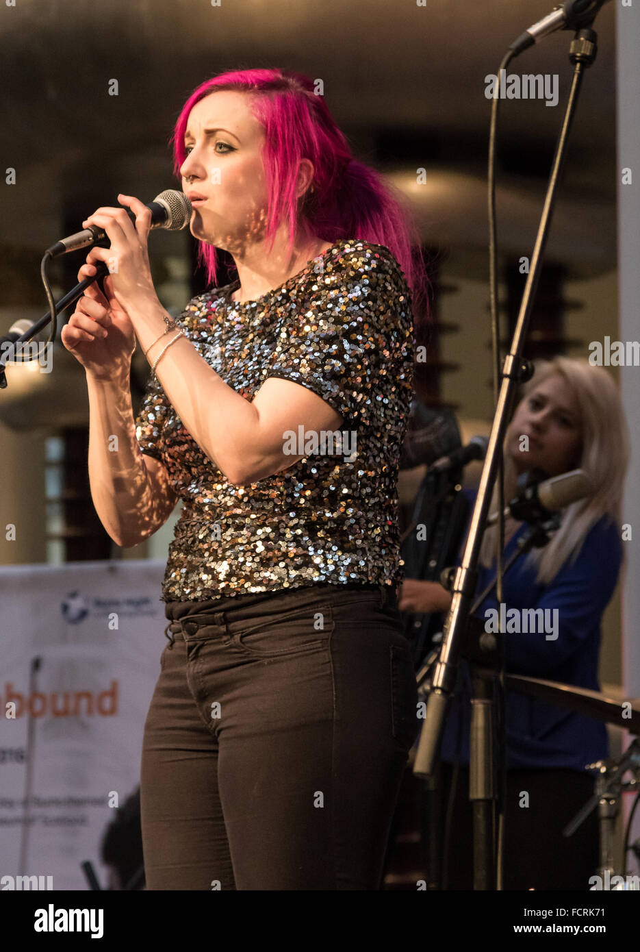 Edinburgh, Scotland. 24th January 2016. Burns Unbound event, lead ...