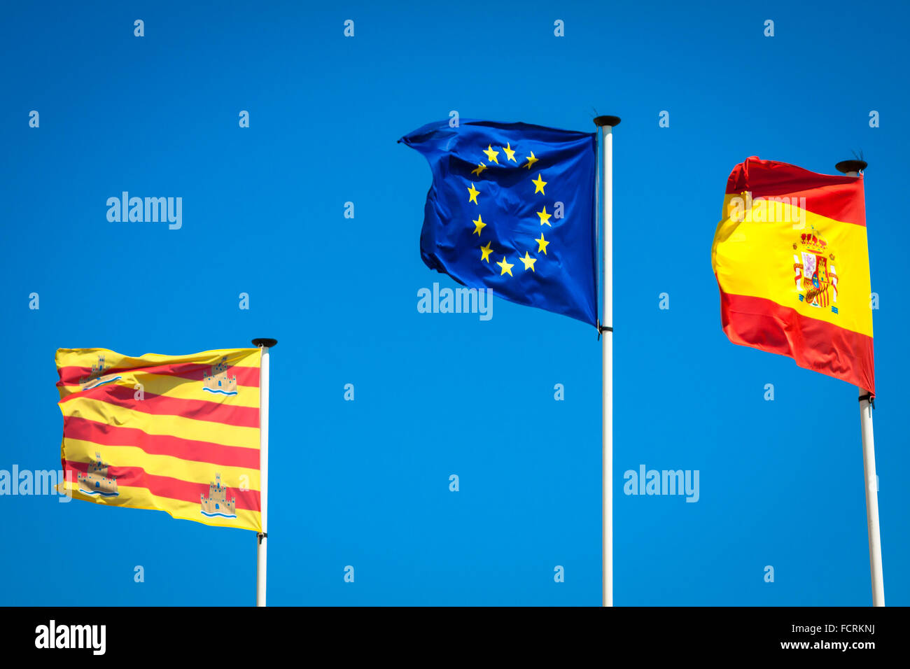 European monarchy flags hi-res stock photography and images - Alamy