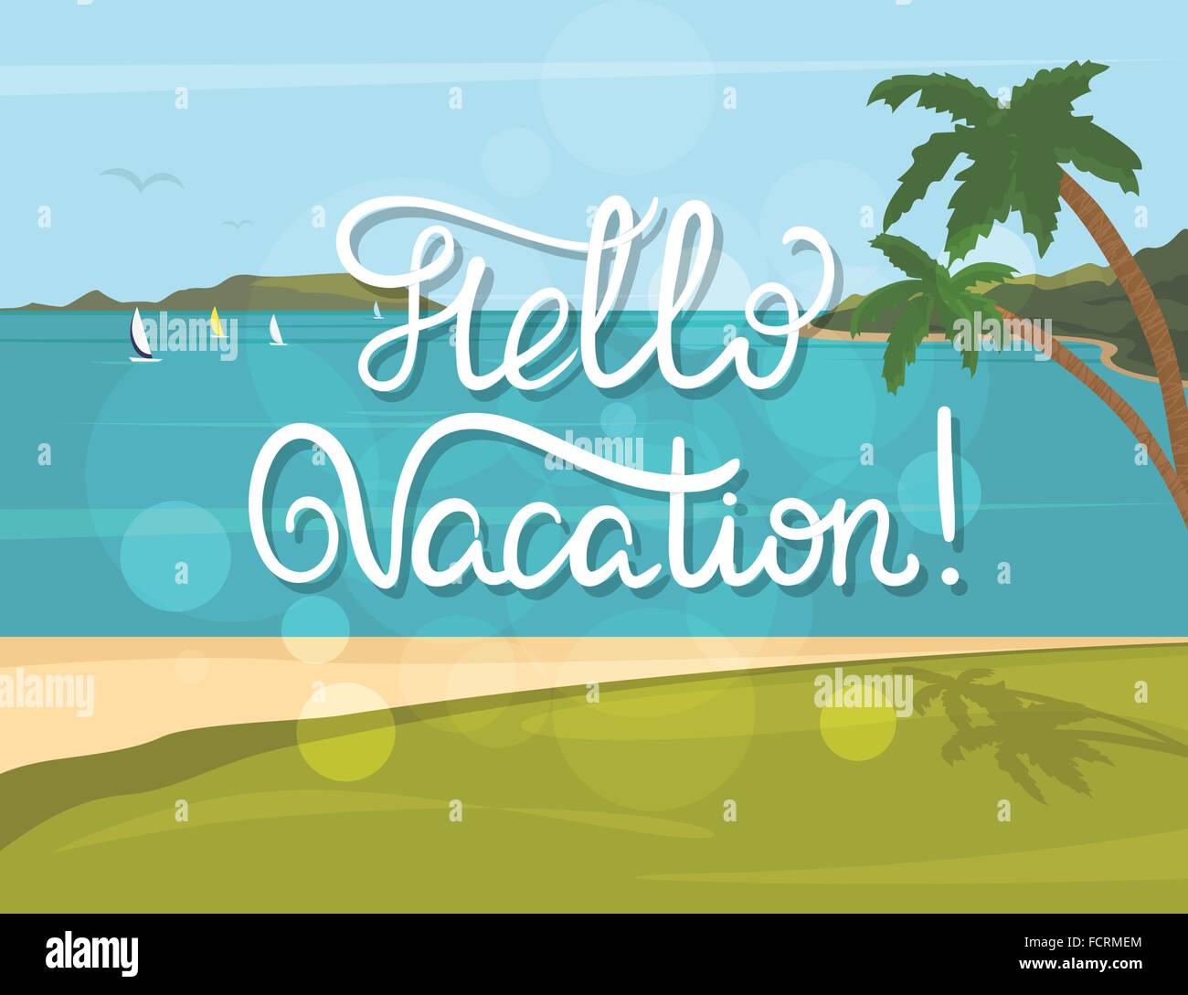 Tourism banner design flat Stock Vector Images - Alamy