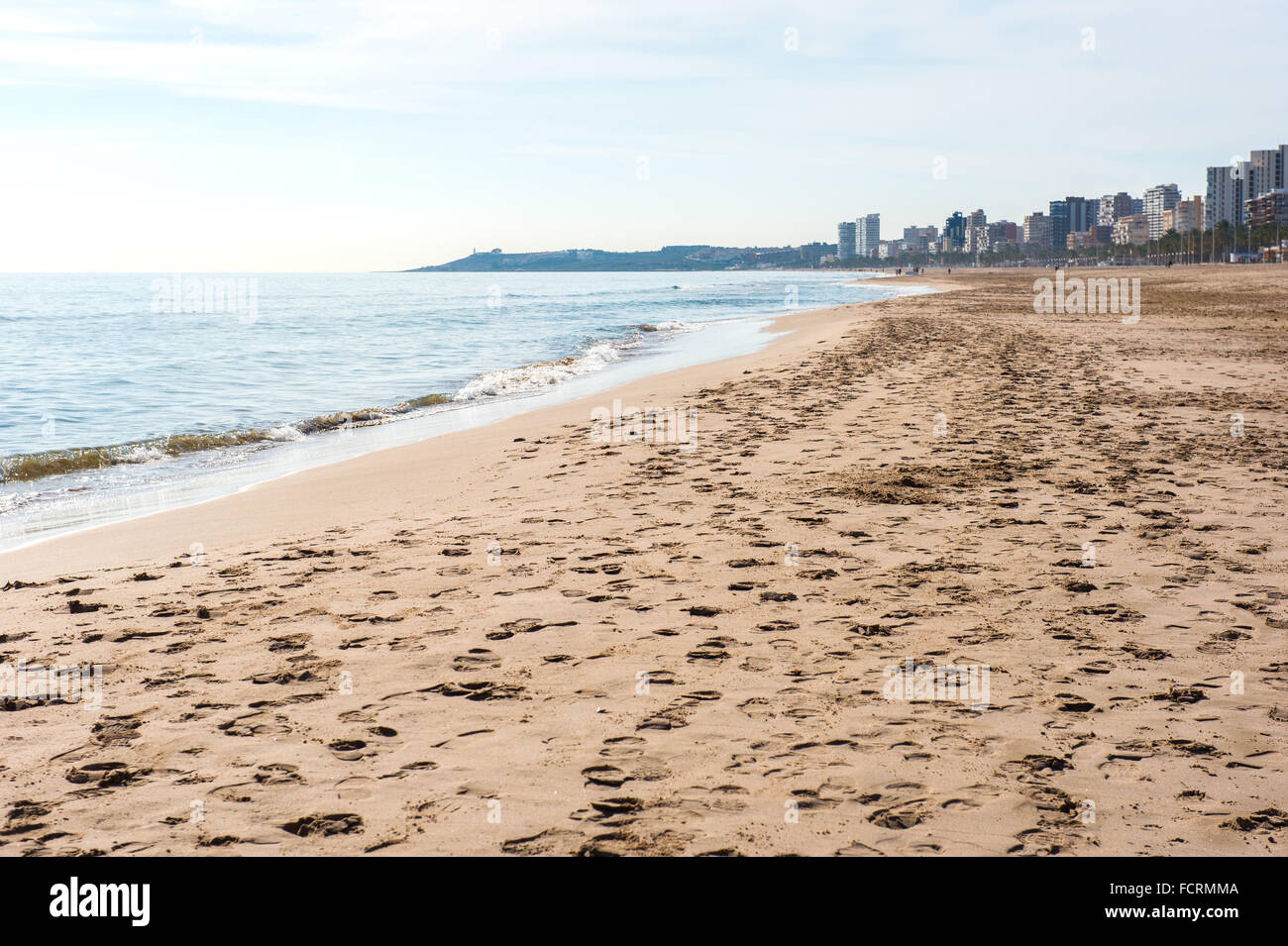 El Campello beach Stock Photo - Alamy