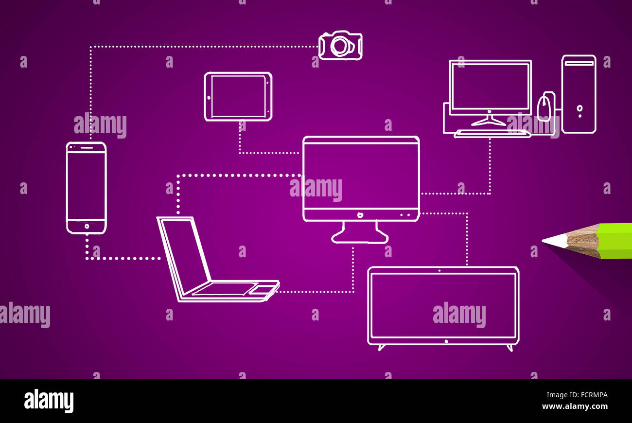 Communication between devices hi-res stock photography and images - Alamy