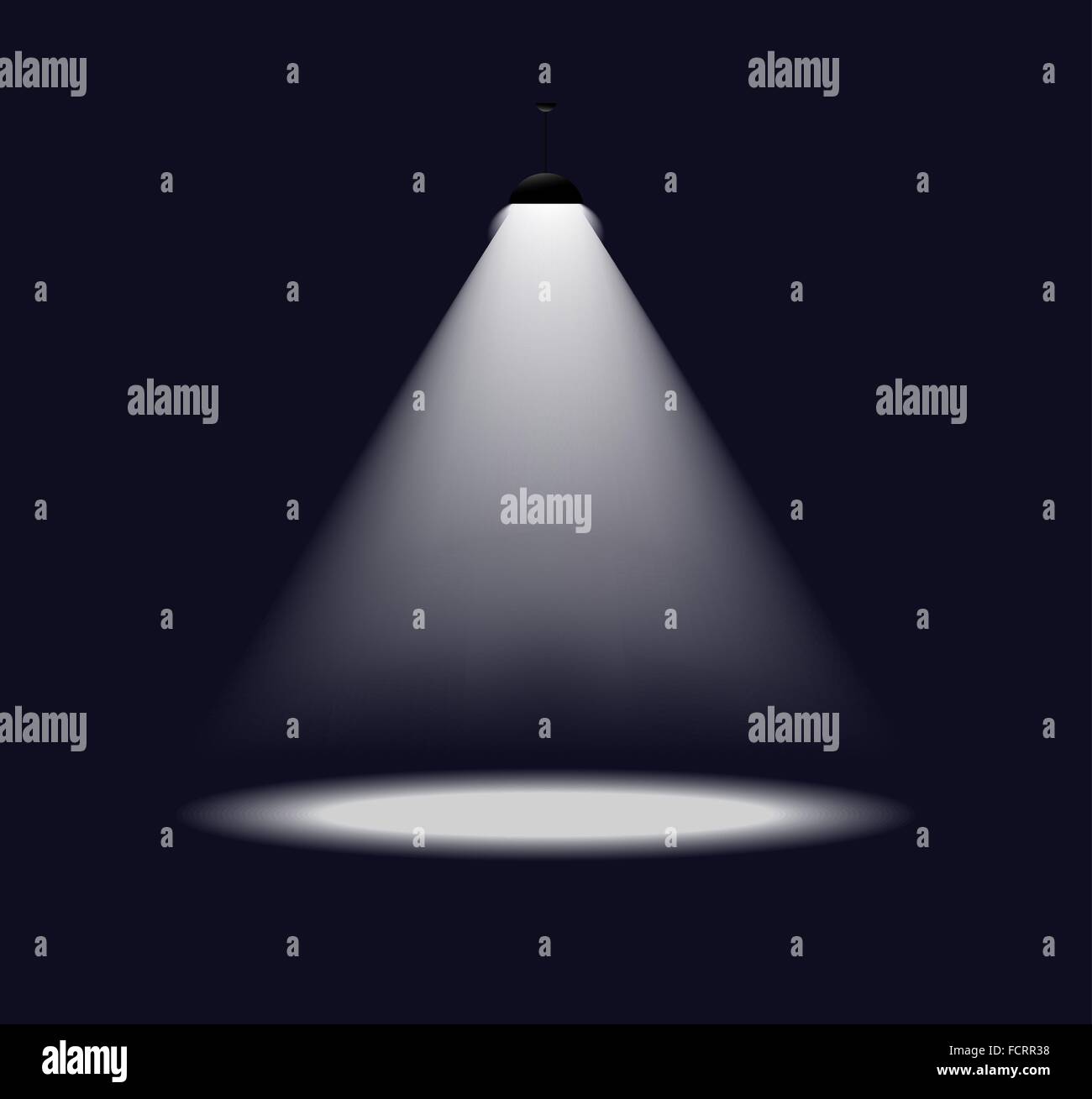 Lantern illuminates round scene. Vector image Stock Vector Image & Art ...