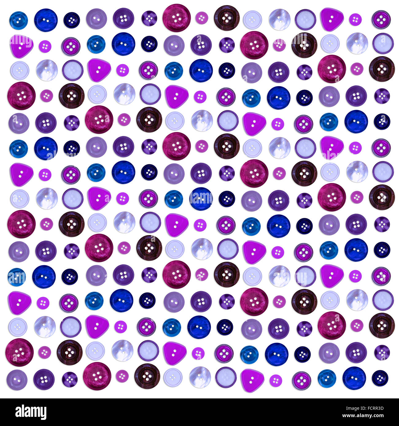 Pretty.Vintage and modern mix of sewing buttons, pattern. Isolated on ...