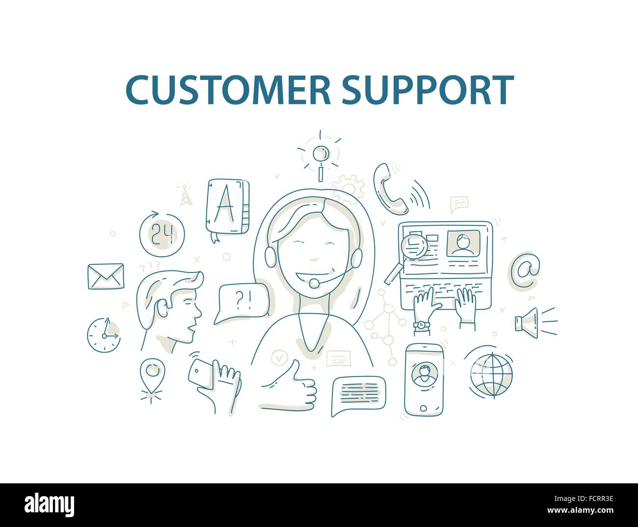 Drawn message of support hi-res stock photography and images - Alamy
