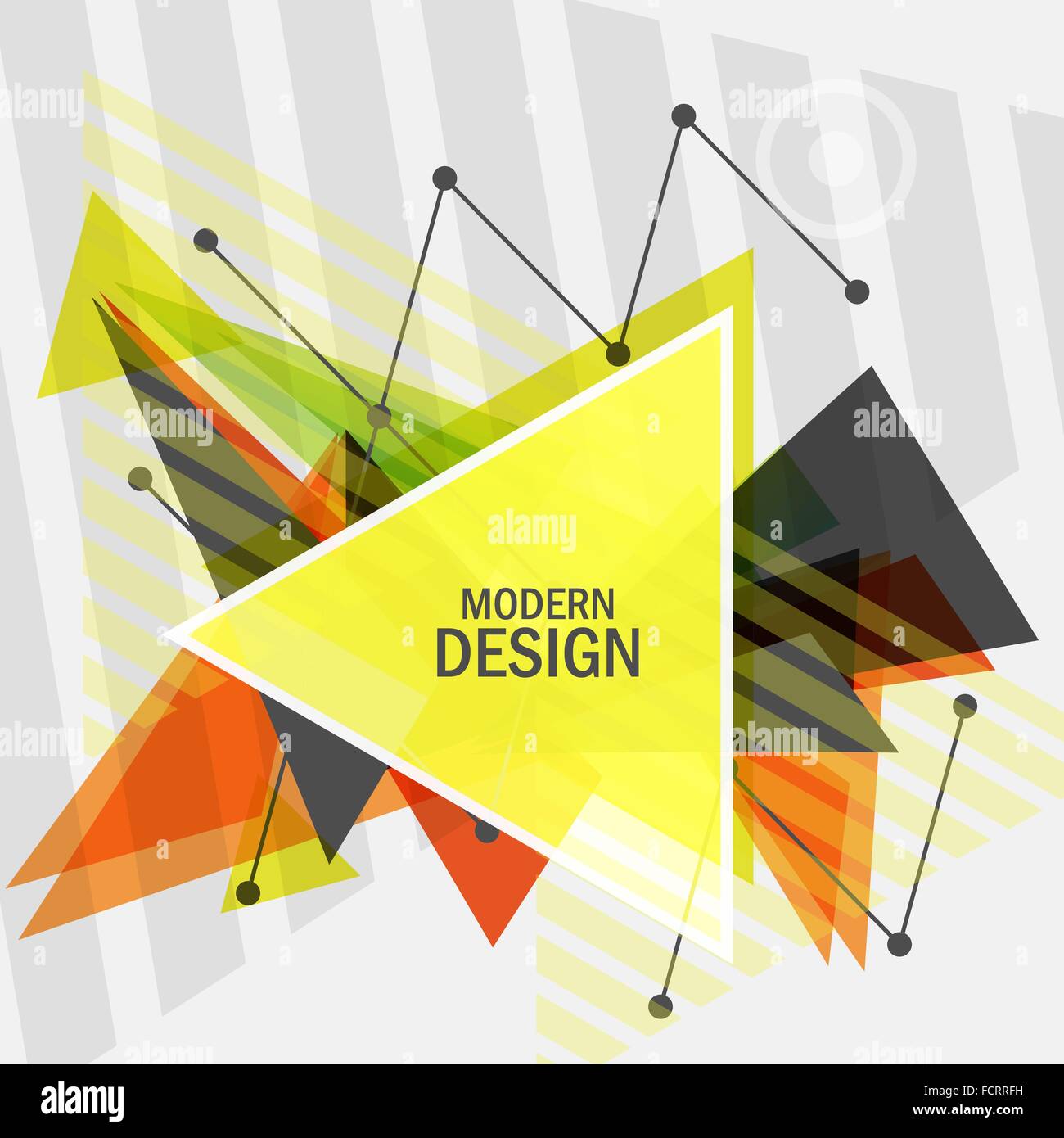 Vector triangle abstract design Stock Vector Image & Art - Alamy