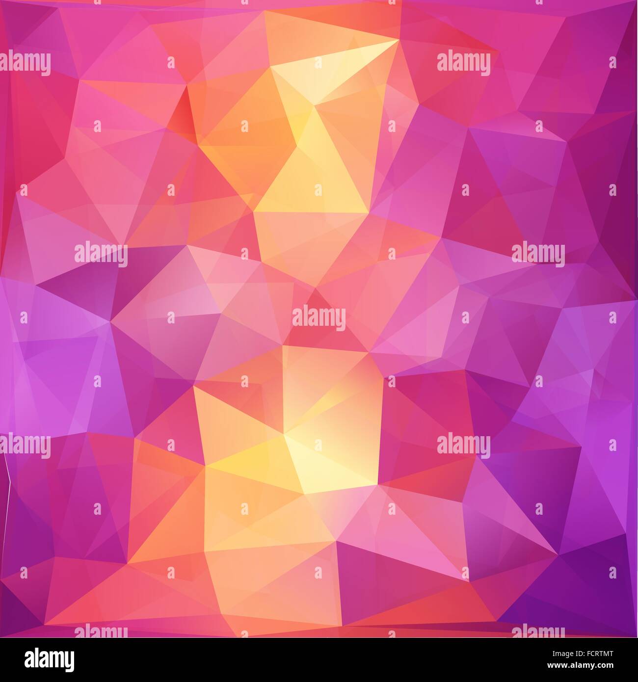 Pink and orange triangles abstract background Stock Vector Image & Art ...