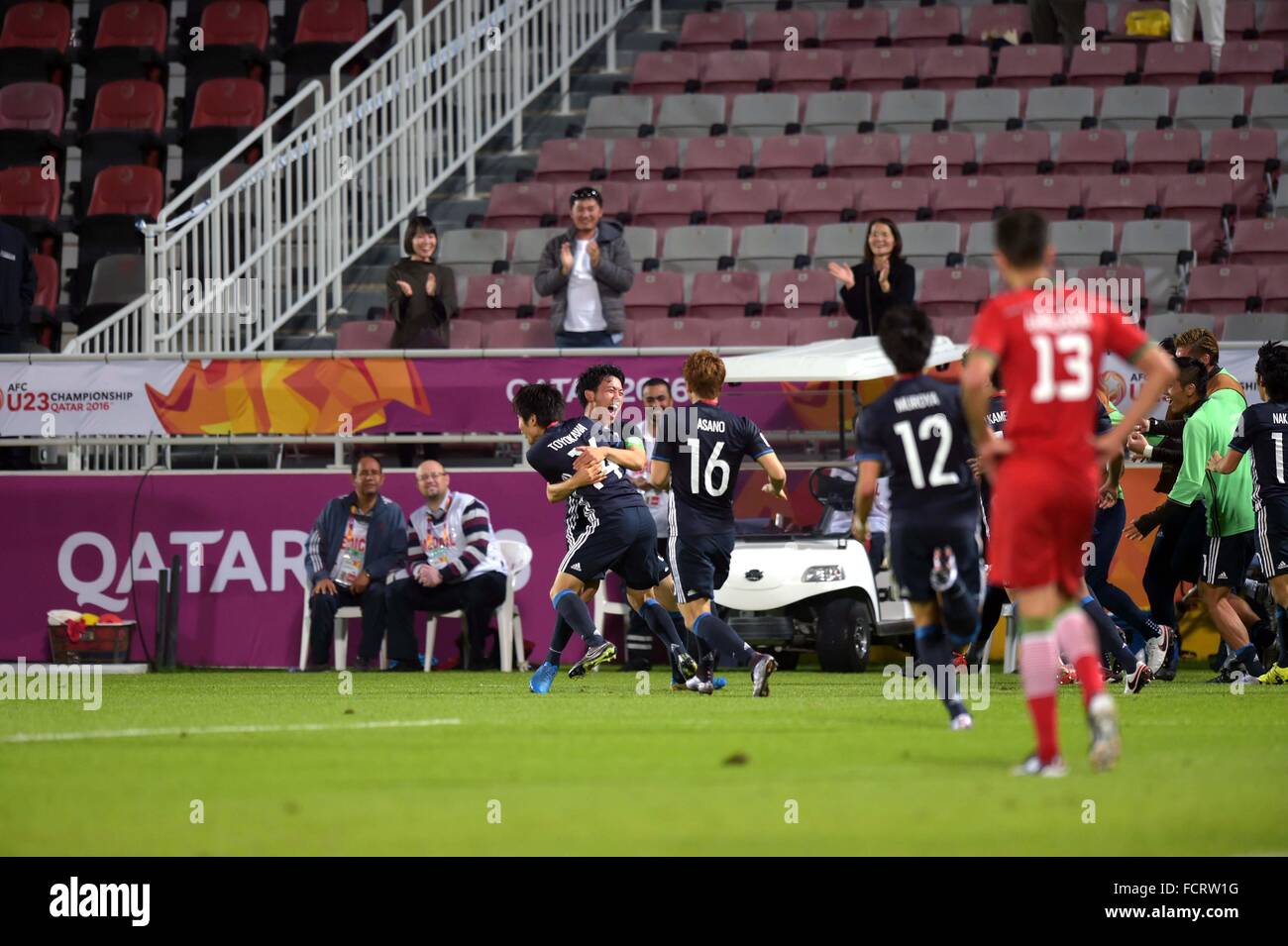Doha, Qatar. 22nd Jan, 2016. Yuta Toyokawa (JPN) Football/Soccer : Yuta ...