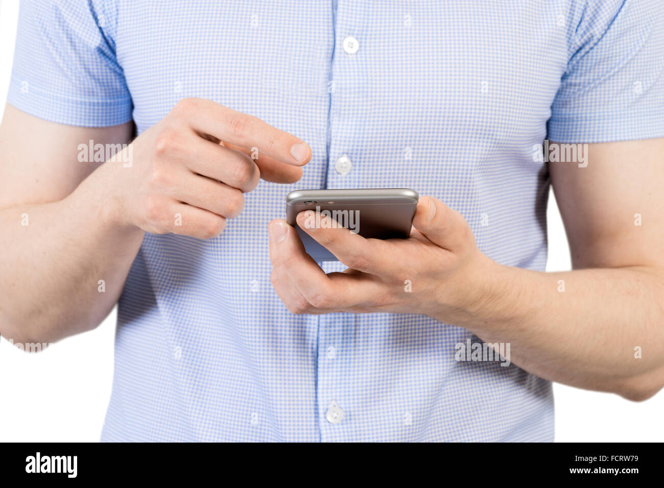 Man holding cellular in hands hi-res stock photography and images - Alamy