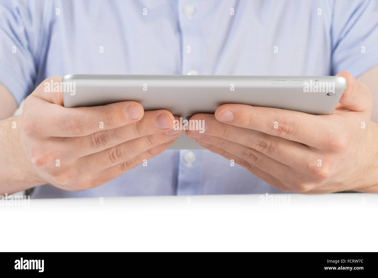 Hands at screen of digital pad hi-res stock photography and images - Alamy