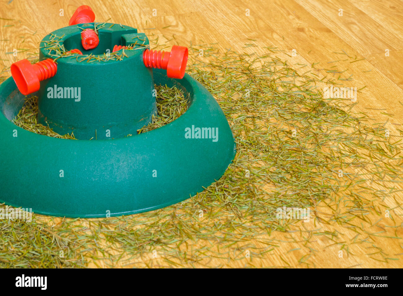Pine needles from the Christmas tree Stock Photo - Alamy