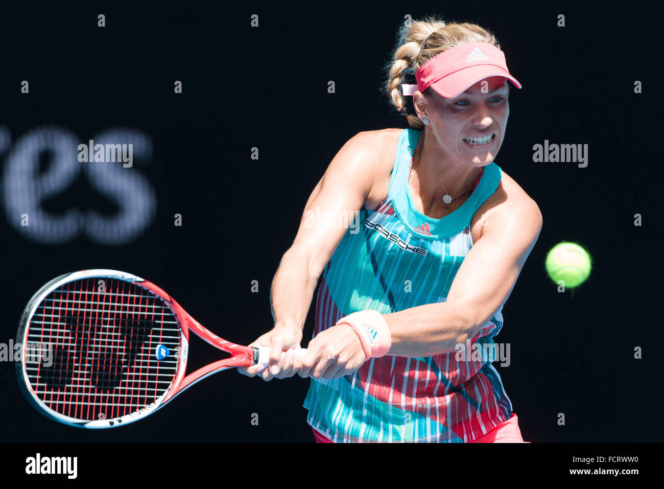 Melbourne, Australia. 25th Jan, 2016. Angelique Kerber of Germany in ...
