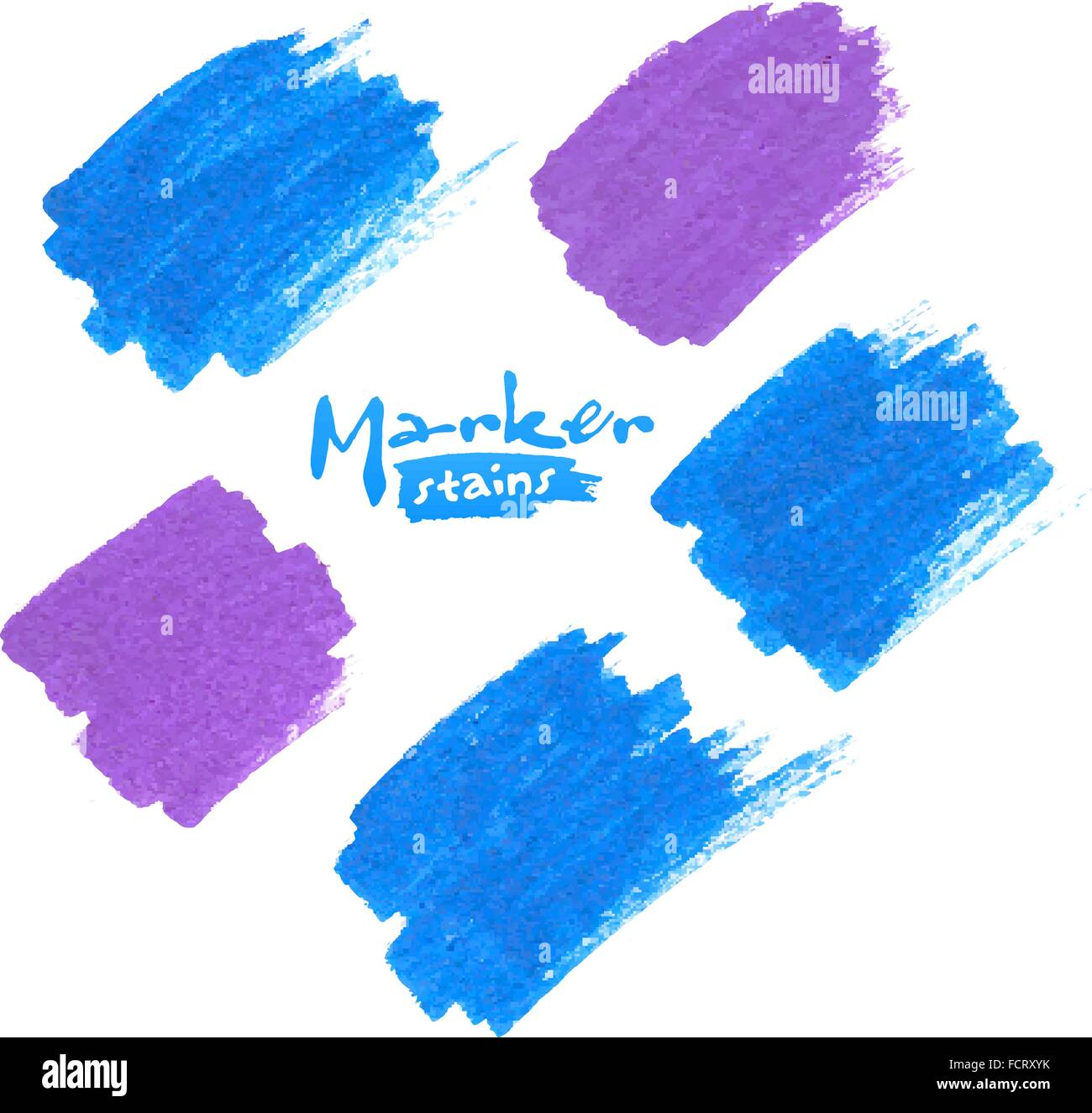 Stains blue paint on Stock Vector Images - Alamy