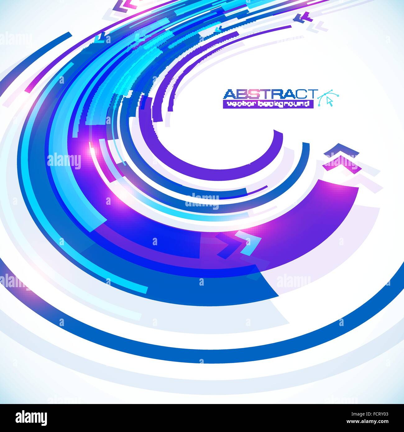 Blue abstract futuristic curve vector background Stock Vector Image ...