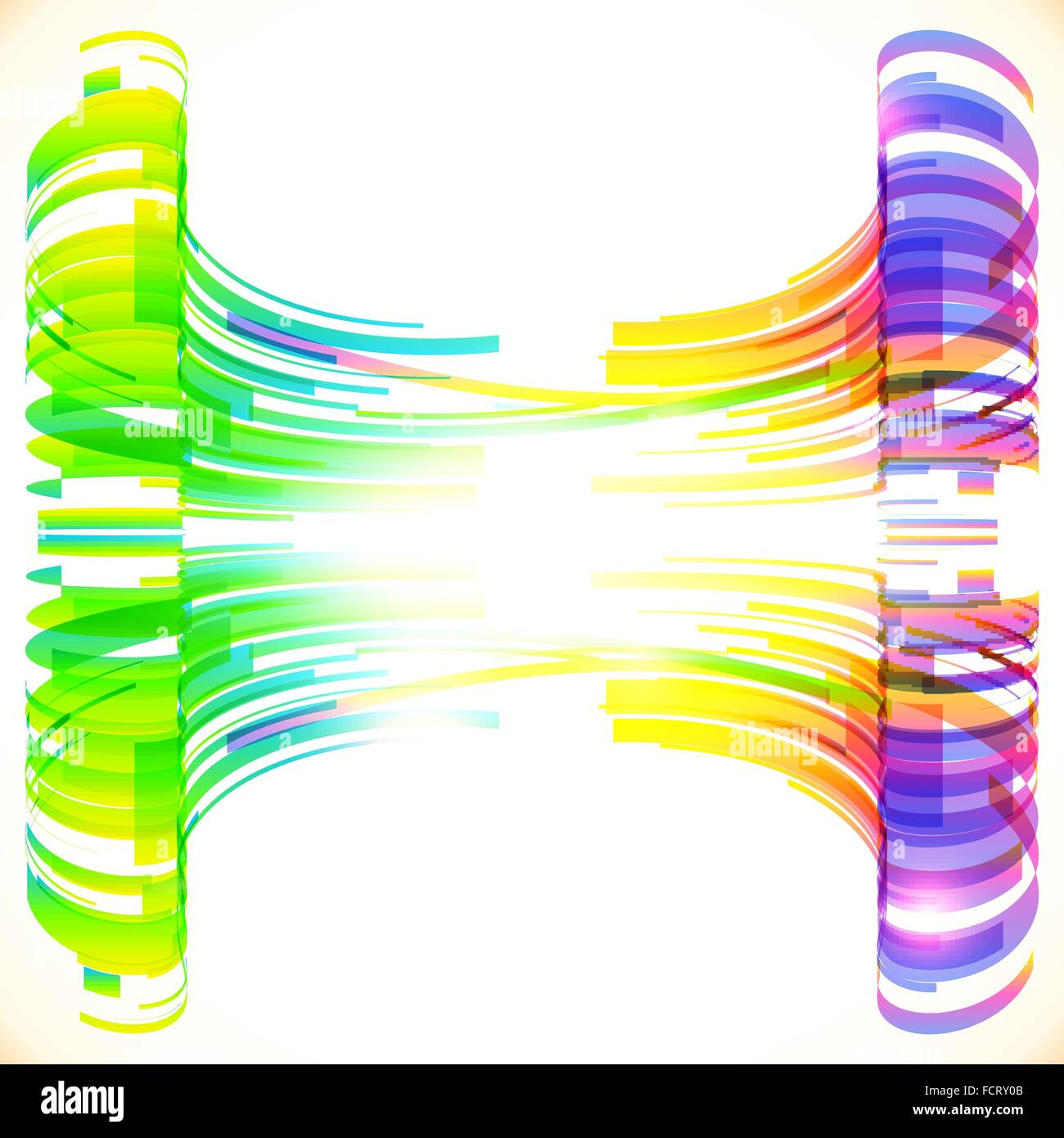 Rainbow colors abstract lines vector background Stock Vector Image ...