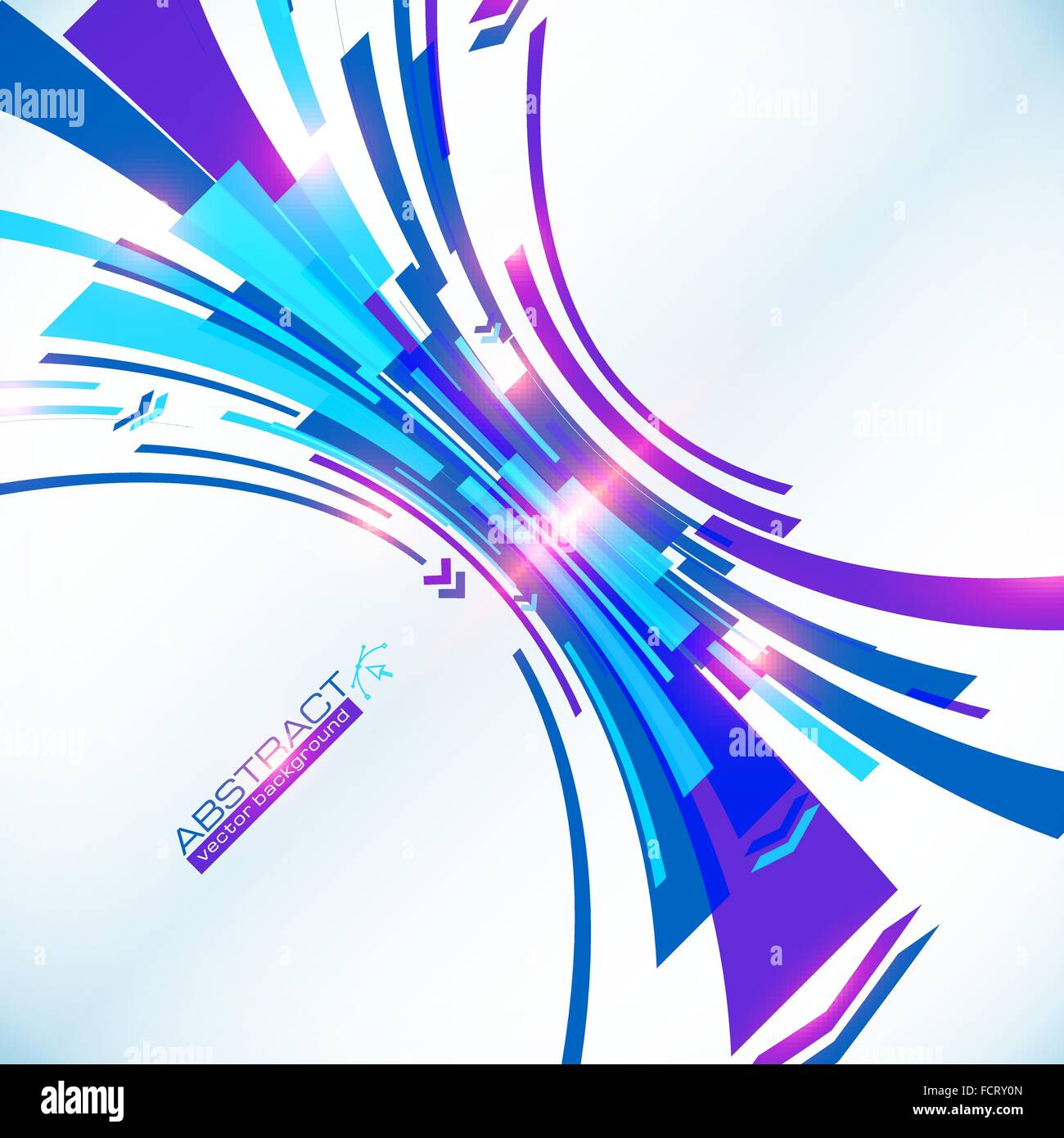 Blue abstract futuristic vector background Stock Vector Image & Art - Alamy