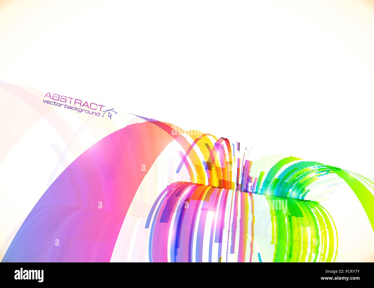 Rainbow colors vector abstract perspective background Stock Vector ...