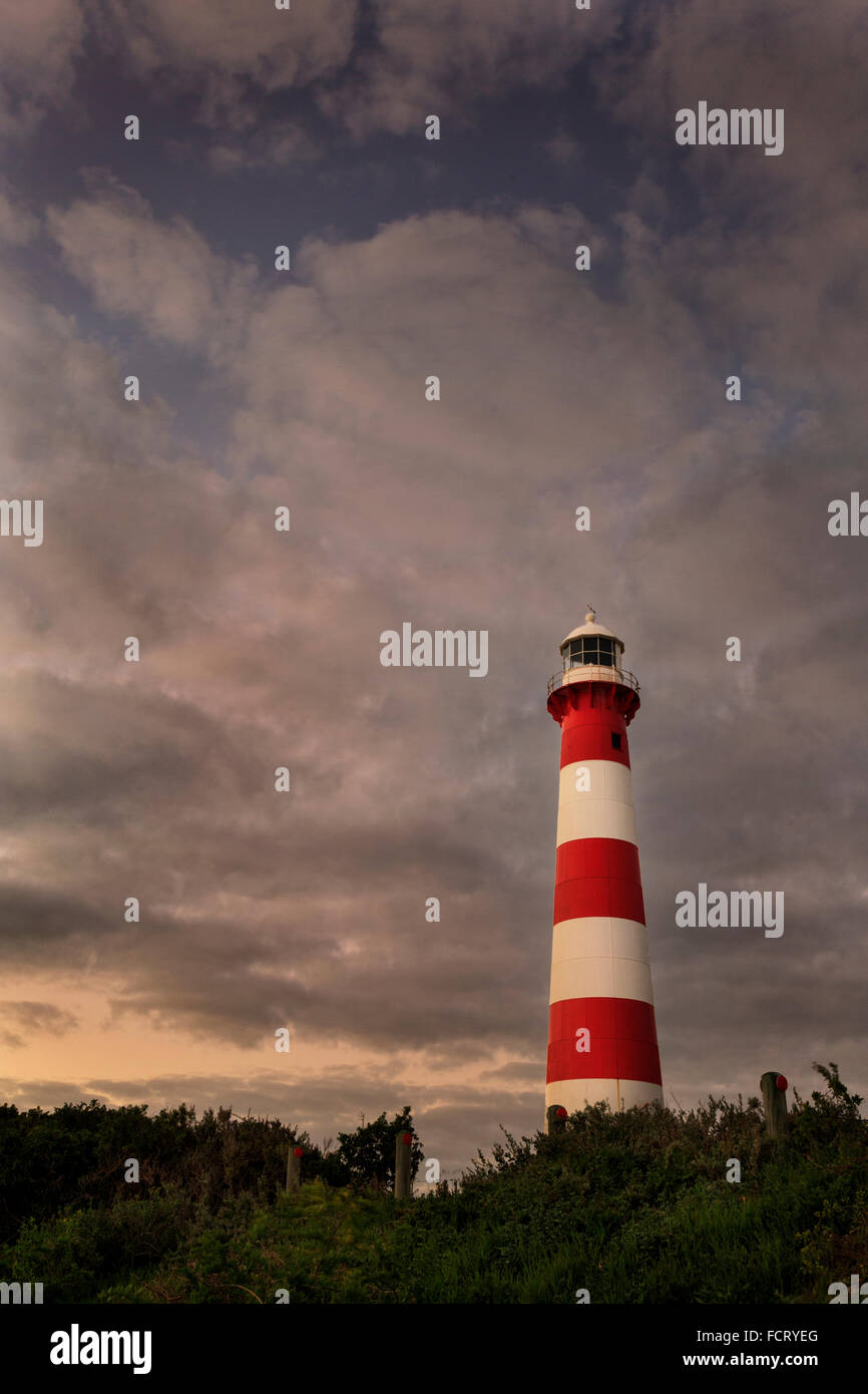 Light house at Geraldton, West Australia in the late afternoon Stock ...