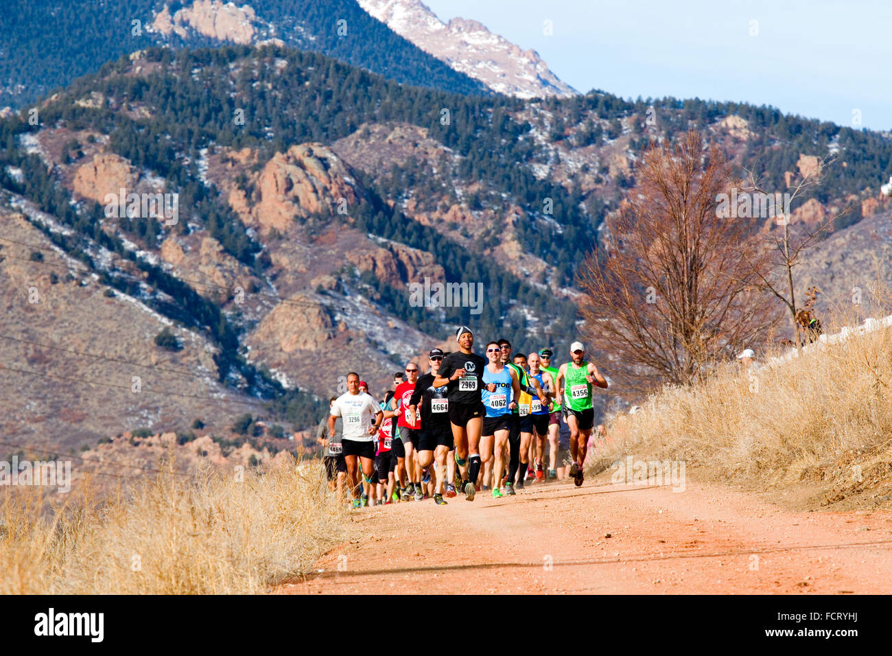 Runners in the PPRR Winter Series Stock Photo - Alamy