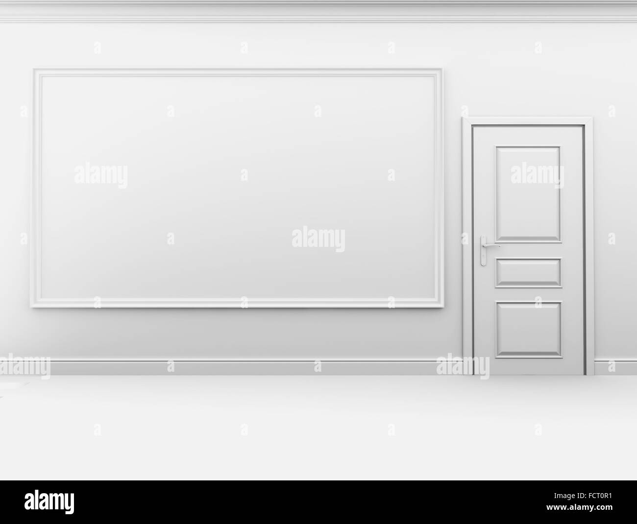 Blank white frame in Black and White Stock Photos & Images - Alamy