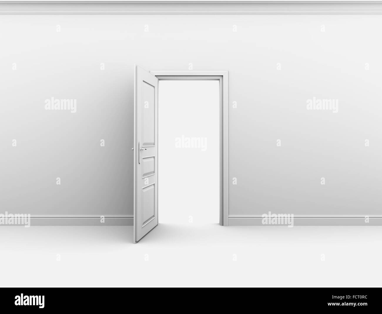 White interior doors in Black and White Stock Photos & Images - Alamy