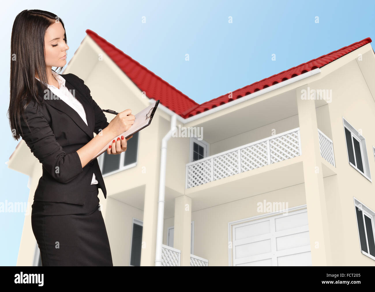 Modern house architecture pen plan hi-res stock photography and images ...